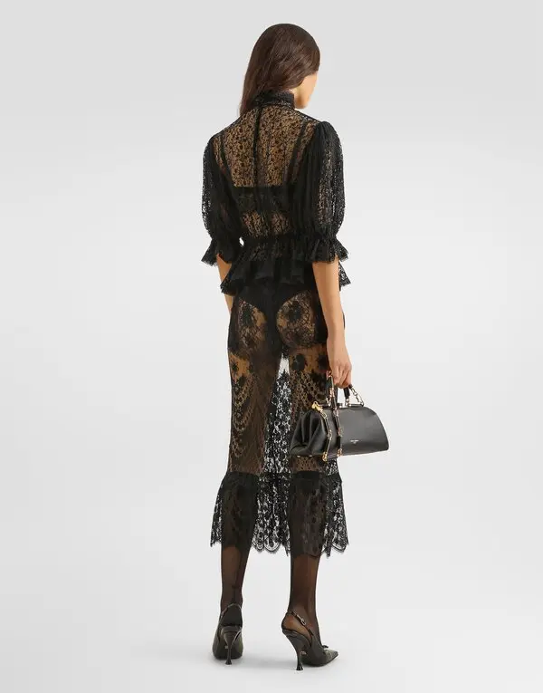 Dolce & Gabbana Chantilly Lace Skirt