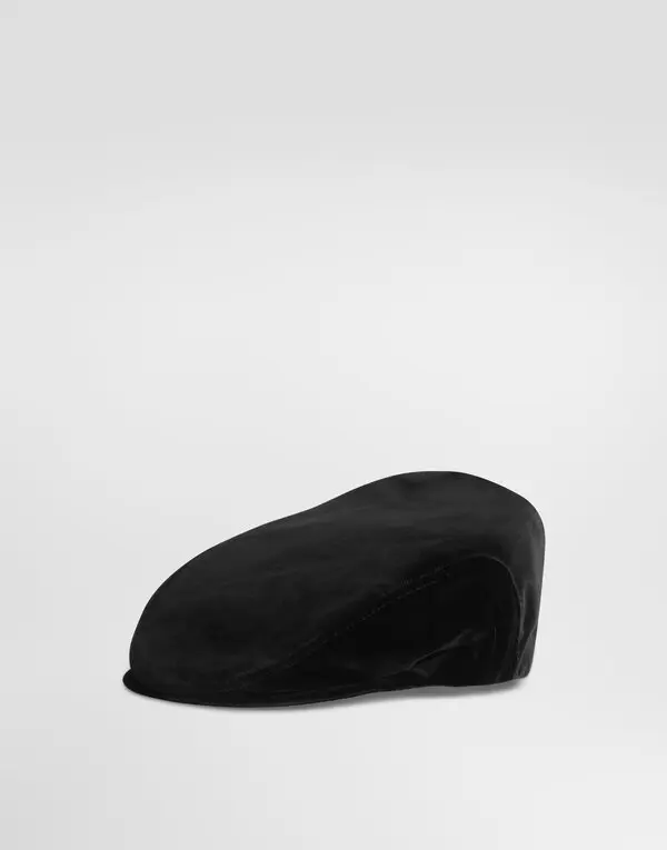 Dolce & Gabbana Velvet Flat Cap