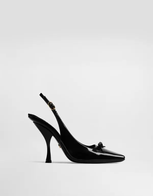 Dolce & Gabbana Calfskin Slingback - Black