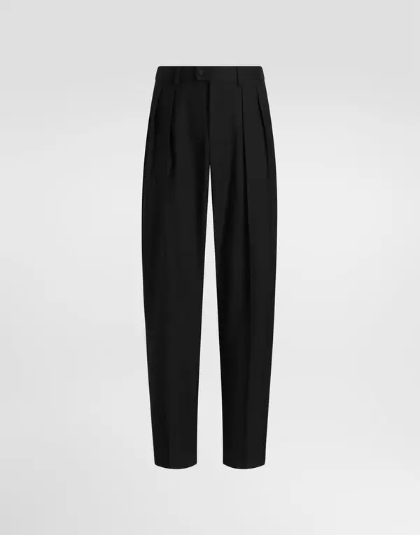 Dolce & Gabbana Wool Gabardine Trousers