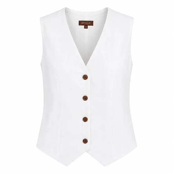 IDYLLO Linen Vest