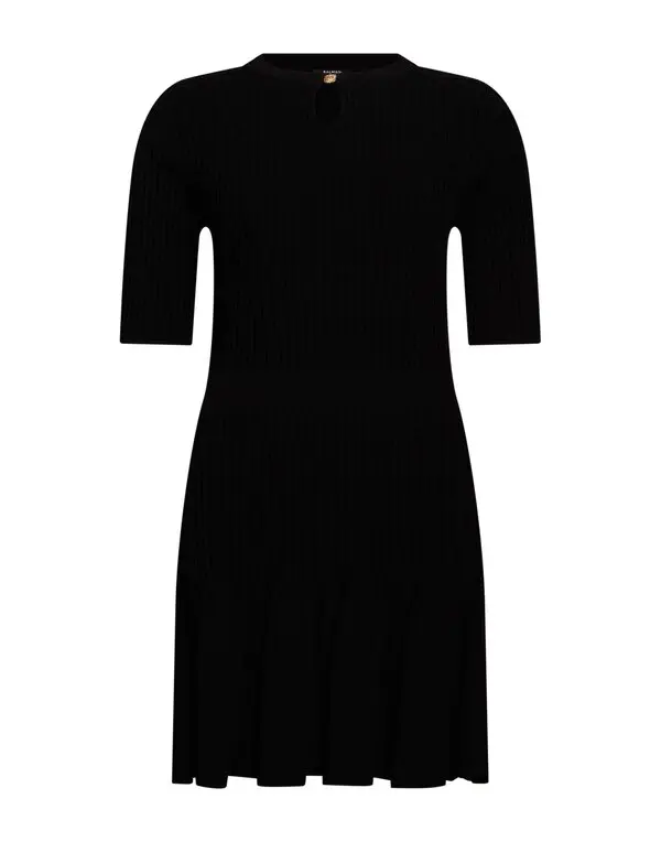Balmain Mini Dress Size Viscose, Polyester