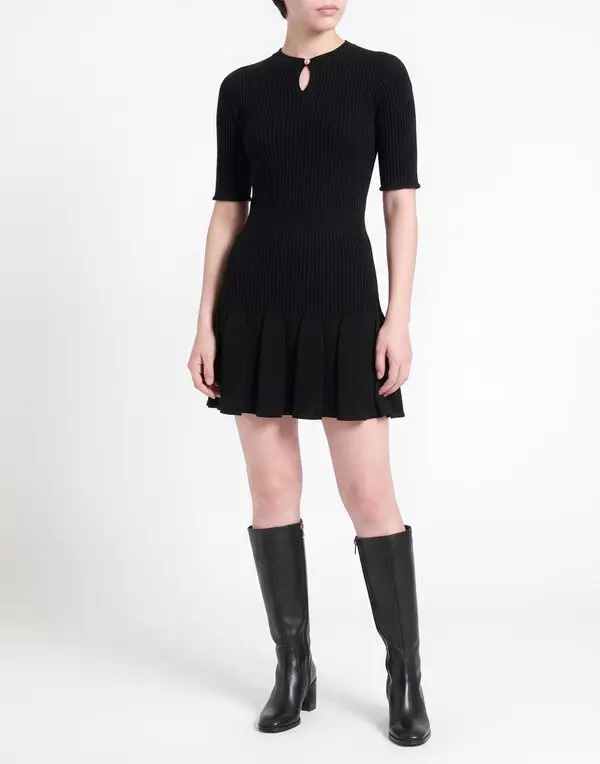 Balmain Mini Dress Size Viscose, Polyester