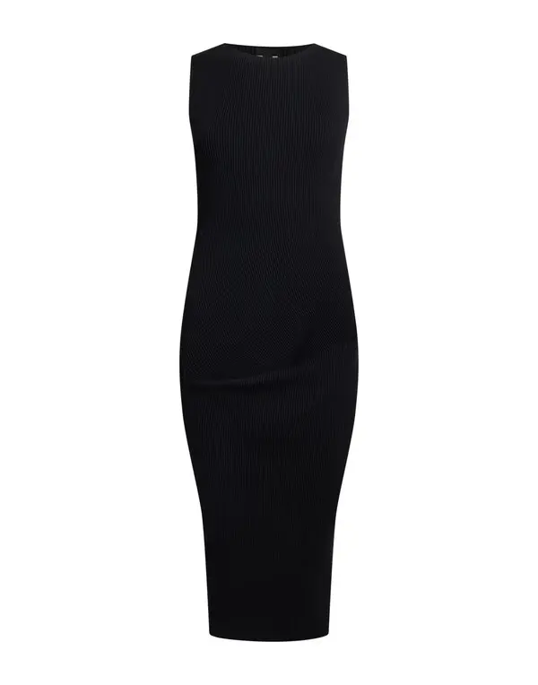 Rick Owens Midi Dress Size Viscose, Polyester