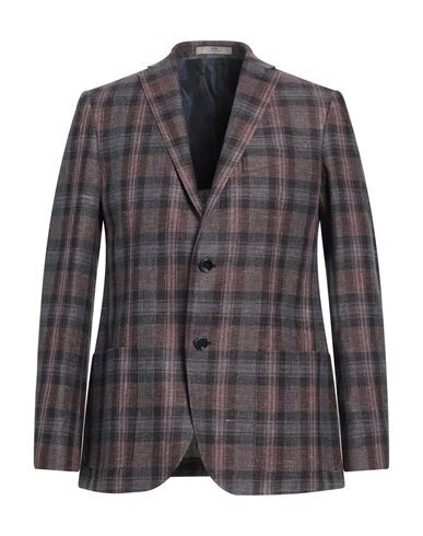 CC COLLECTION CORNELIANI Blazer Brick Size Linen, Cotton