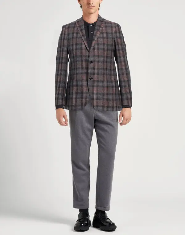 CC COLLECTION CORNELIANI Blazer Brick Size Linen, Cotton