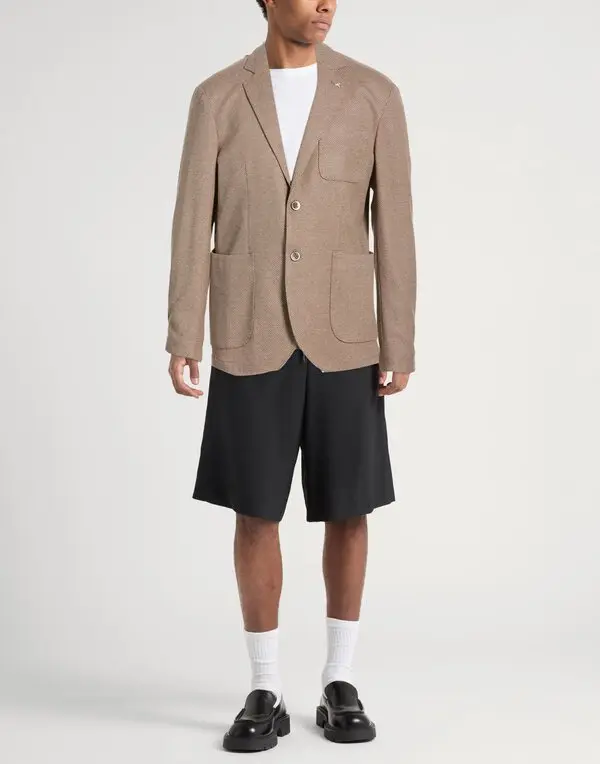 AT.P.CO At. P.co Blazer Sand Size Polyester, Viscose, Cotton, Polyamide