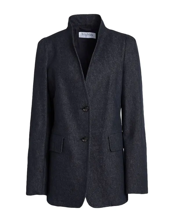 Max Mara Sfilata Blazer Midnight Size Cotton