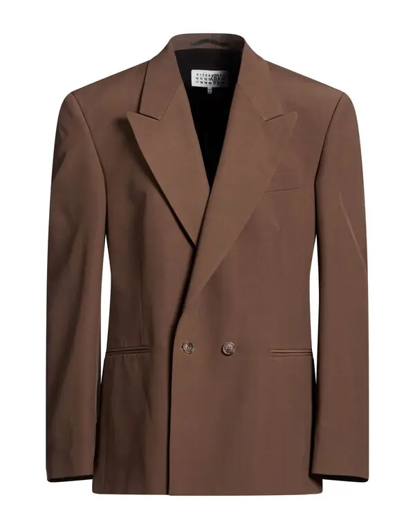 MAISON MARGIELA Blazer Size Polyester, Virgin Wool