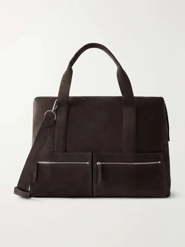 METIER Racer 53 Suede Weekend Bag - Chocolate