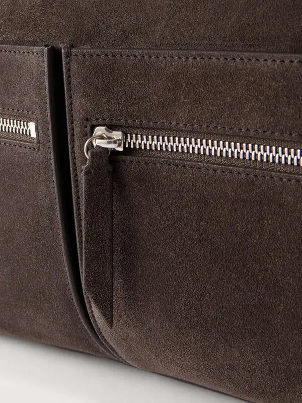 METIER Racer 53 Suede Weekend Bag - Chocolate
