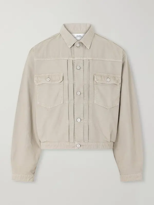 Visvim 101xx Embroidered Garment-dyed Corduroy Jacket