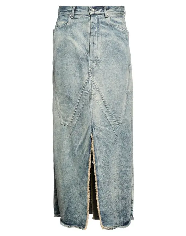 Rick Owens Denim Skirt Size Cotton