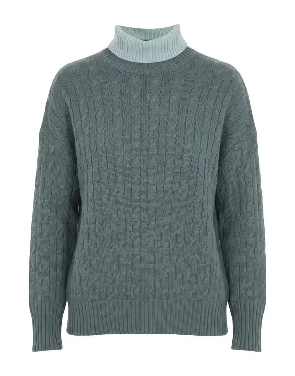 DRUMOHR Turtleneck Slate Size Cashmere