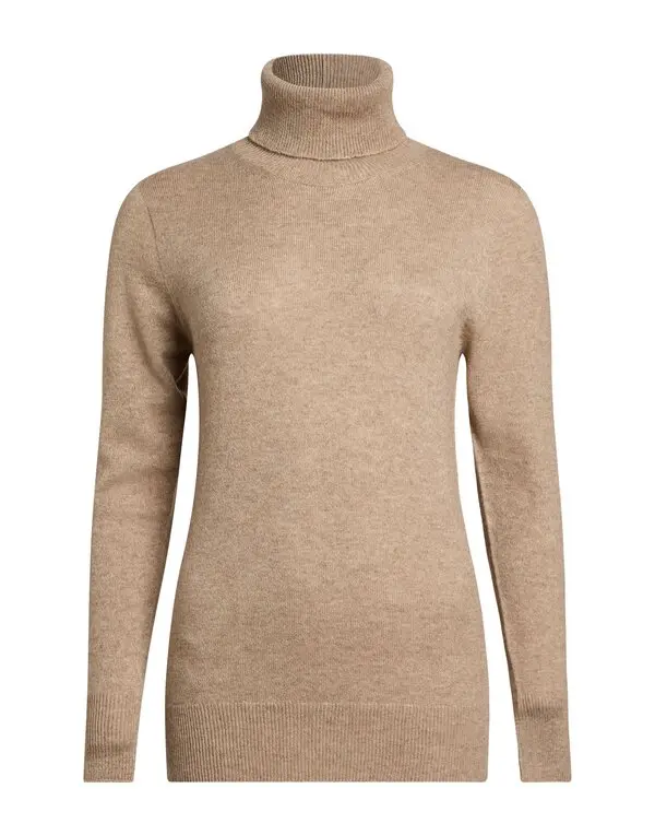 Fabiana Filippi Turtleneck Tan Size Cashmere