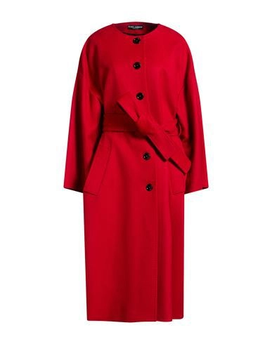 Dolce & Gabbana Coat Size Virgin Wool, Cashmere - Red