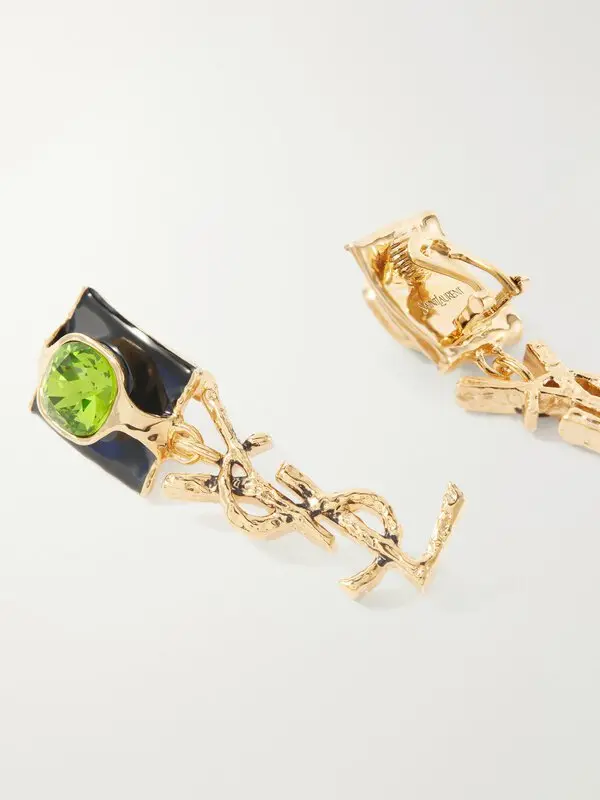 Saint Laurent Gold-tone Earrings