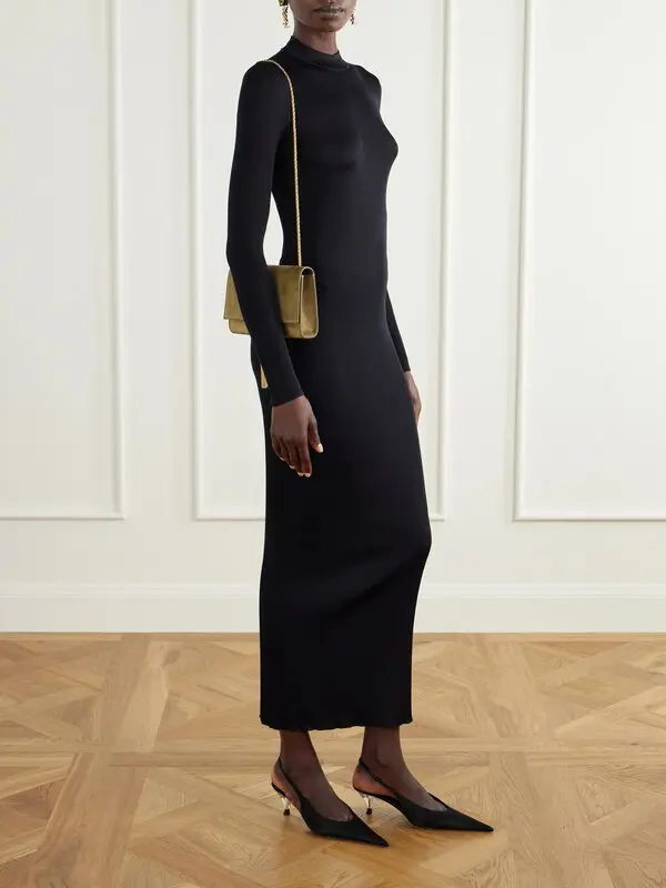 Saint Laurent Kate Tassel Embellished Suede Shoulder Bag