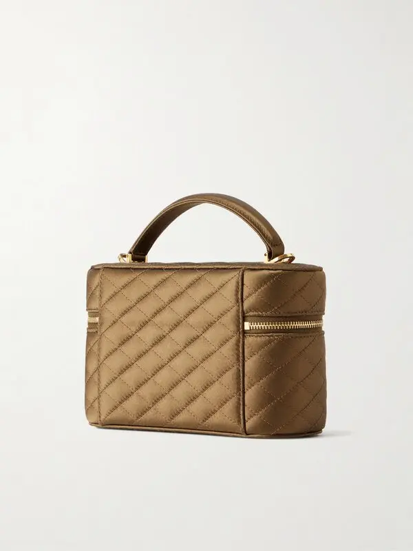 Saint Laurent Gaby Satin Shoulder Bag