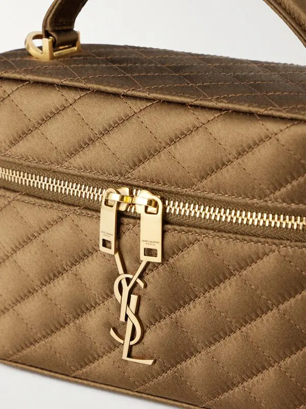Saint Laurent Gaby Satin Shoulder Bag