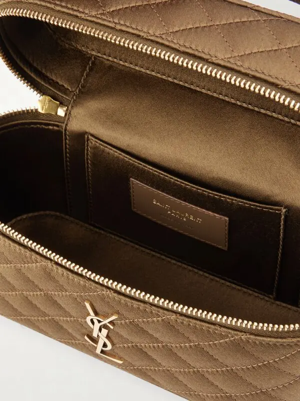 Saint Laurent Gaby Satin Shoulder Bag
