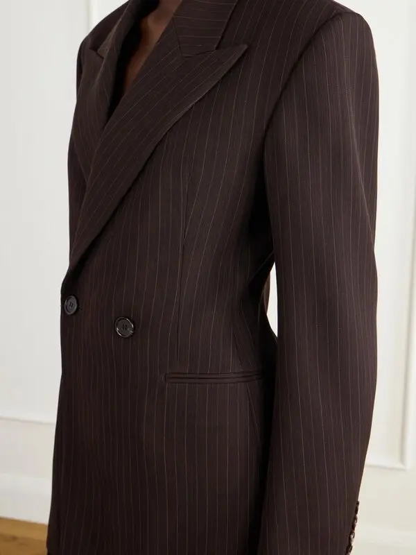Saint Laurent Striped Wool-blend Blazer