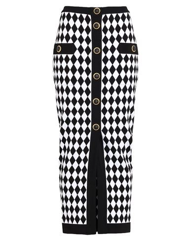 Balmain Midi Skirt Size Viscose, Polyamide, Polyester, Elastane