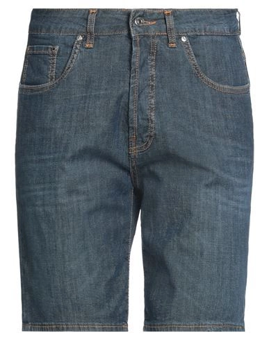 LIU •JO MAN Denim Shorts Size Cotton, Elastane