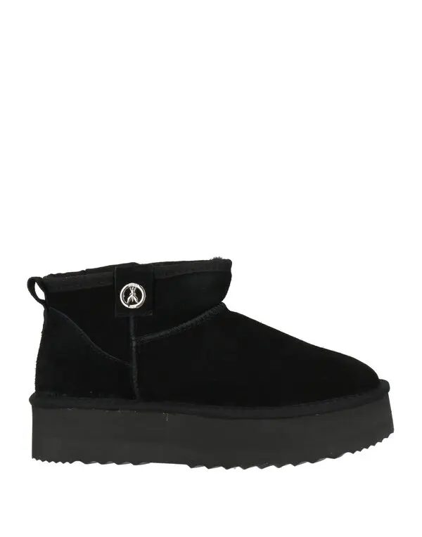 Patrizia Pepe Ankle Boots Size Leather - Black
