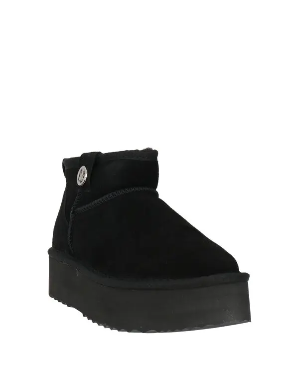 Patrizia Pepe Ankle Boots Size Leather - Black