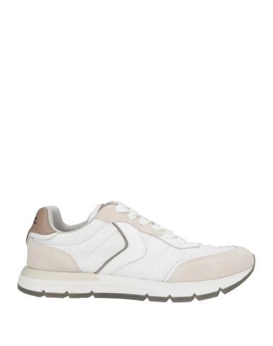 VOILE BLANCHE Sneakers Size Leather, Textile Fibers - White