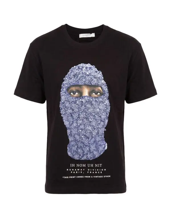 IH NOM UH NIT T-shirt Size Cotton - Black