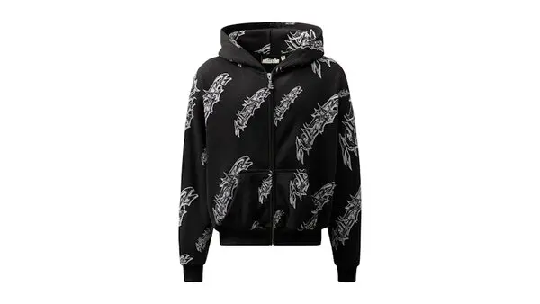 HELLSTAR Graffiti Zipup Hoodie