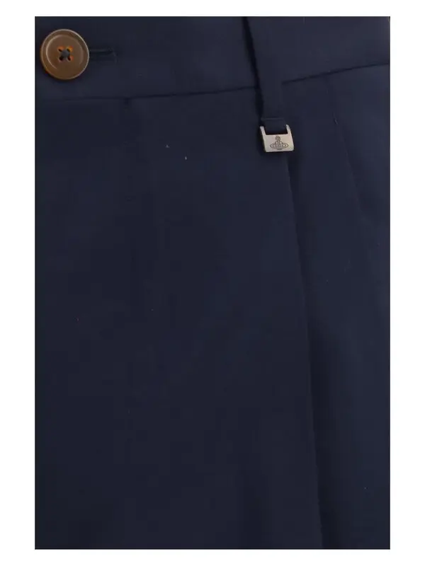 VIVIENNE WESTWOOD Rafael Wide-leg Virgin Wool Pants - Blue