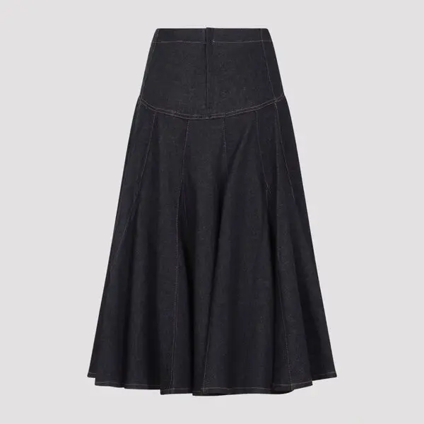 Jacquemus La Jupe De-nimes Lavoir Midi Skirt - Blue