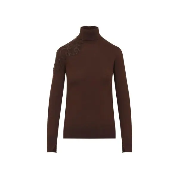 ERMANO SCERVINO Turtleneck - Brown