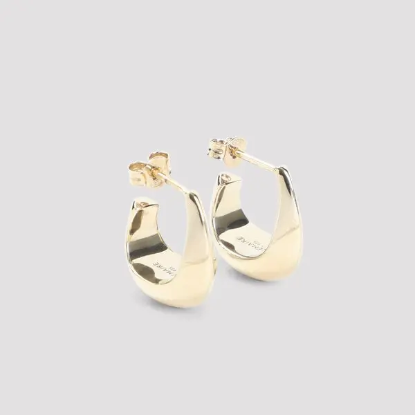 LEMAIRE Curved Mini Drop Earrings - Silver