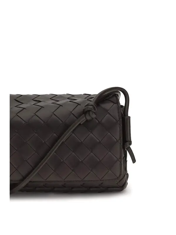 Bottega Veneta Intrecciato Shoulder Bag - Brown