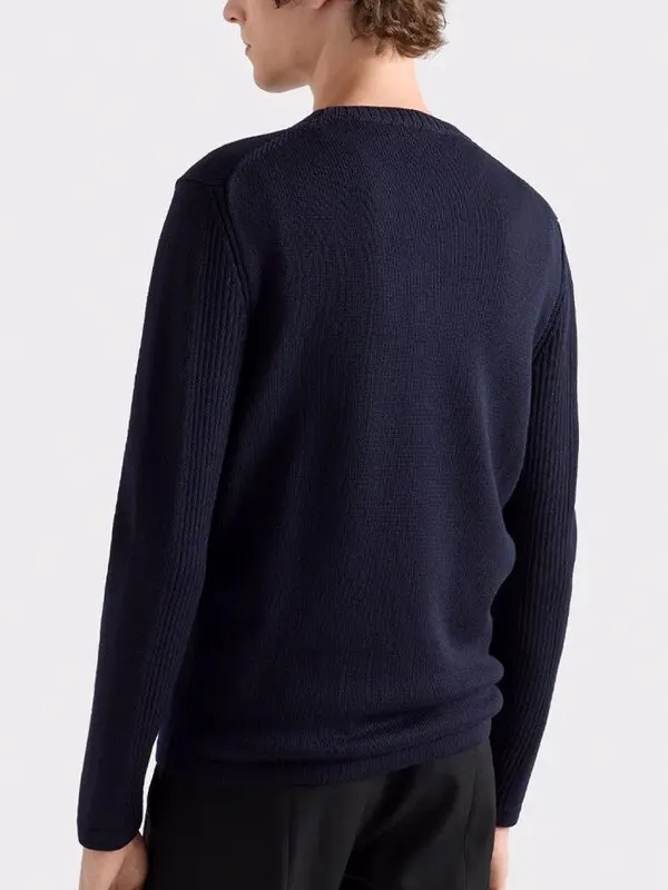 Prada Sweater With Re-nylon Detail