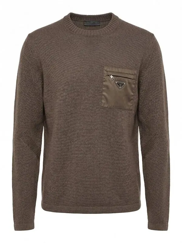 Prada Sweater With Re-nylon Detail