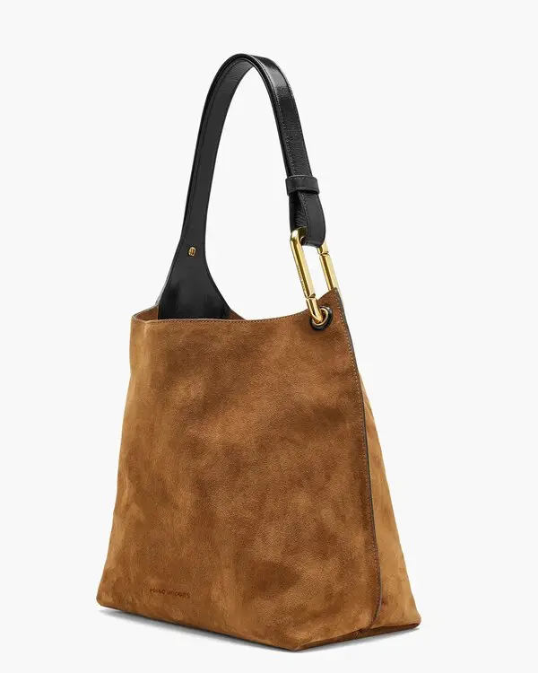 Marc Jacobs Scene Large Bucket In Suede Bag - Copper