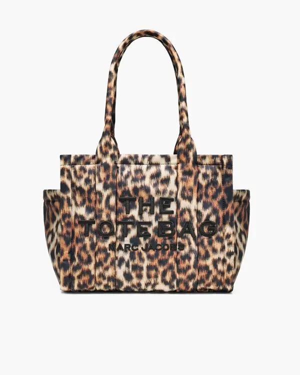 Marc Jacobs Medium Tote Bag In Leopard Puffy Nylon