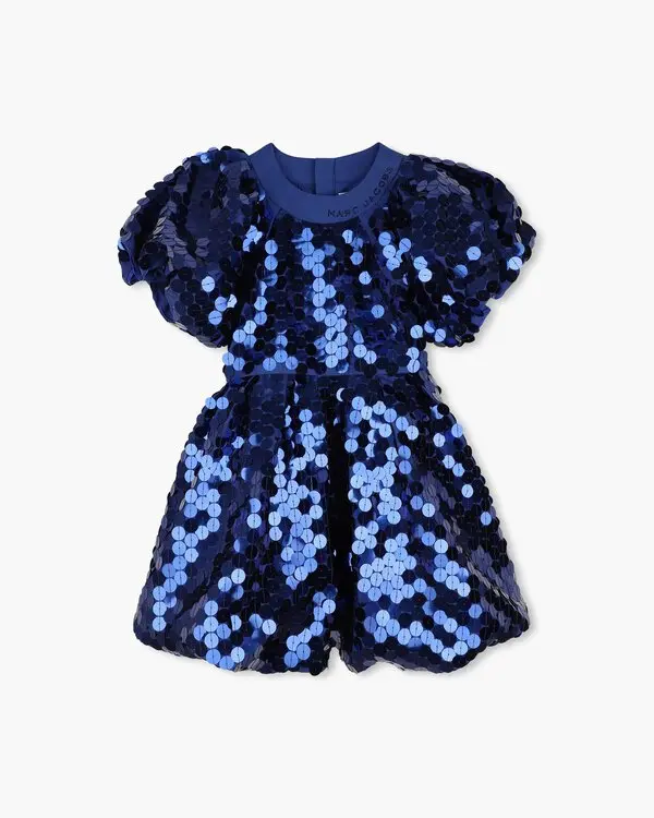 Marc Jacobs The Sequin Party Dress In Size - Blue