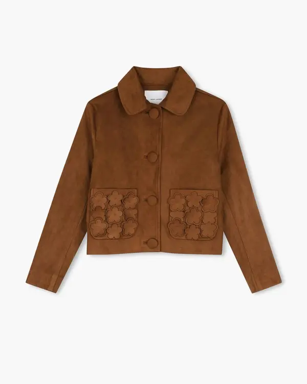 Marc Jacobs The Suede Jacket In Size - Brown
