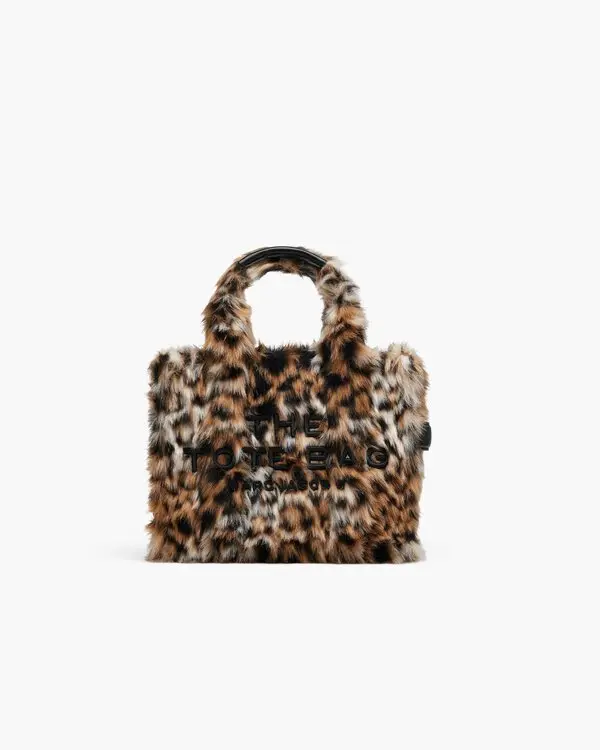 Marc Jacobs Small Tote Bag In Leopard Fur
