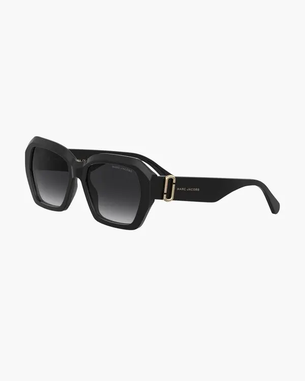 Marc Jacobs The Square Geometrical Sunglasses - Black