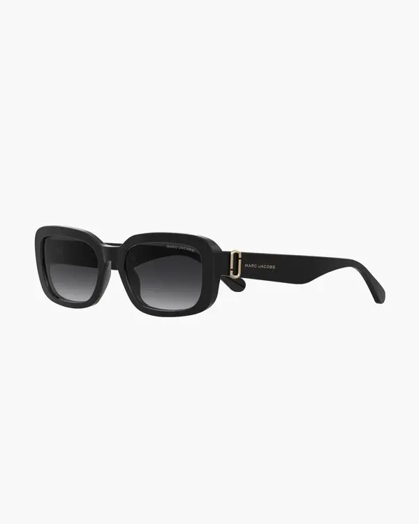 Marc Jacobs The J Marc Rectangle Sunglasses - Black