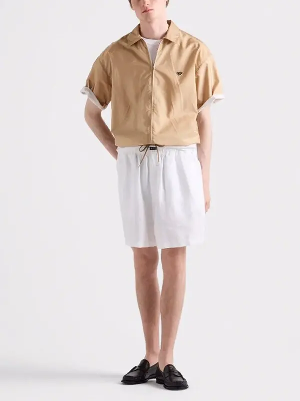 Prada Re-nylon Short Sleeved Shirt