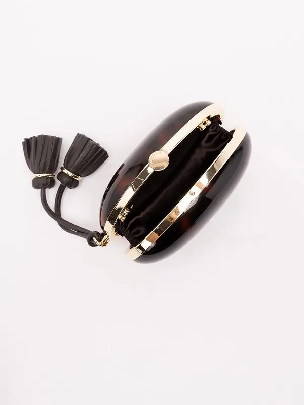 SELF-PORTRAIT Resin Oval Clutch
