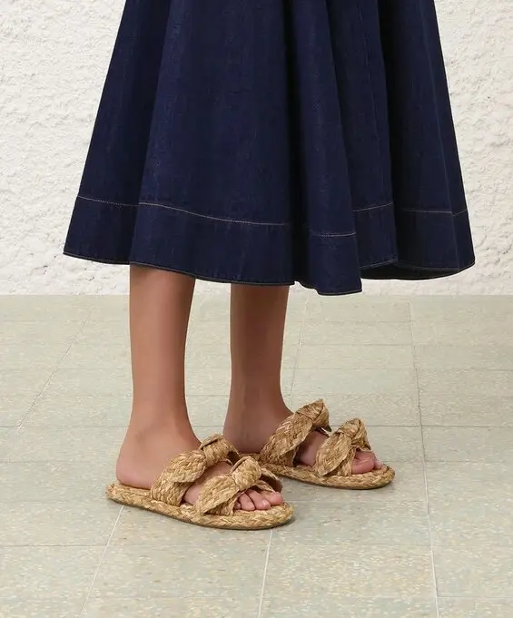 Zimmermann Carousel Knot-detail Sandals